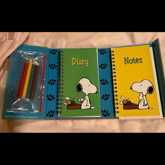 Peanuts | Other | Snoopy Travel Diary Kit | Poshmark
